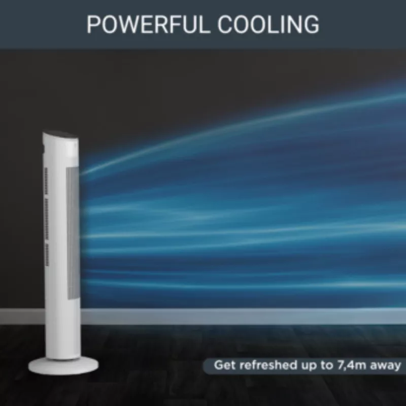 VENTILATEUR COLONNE EOLE ULTRA BLANC ROWENTA